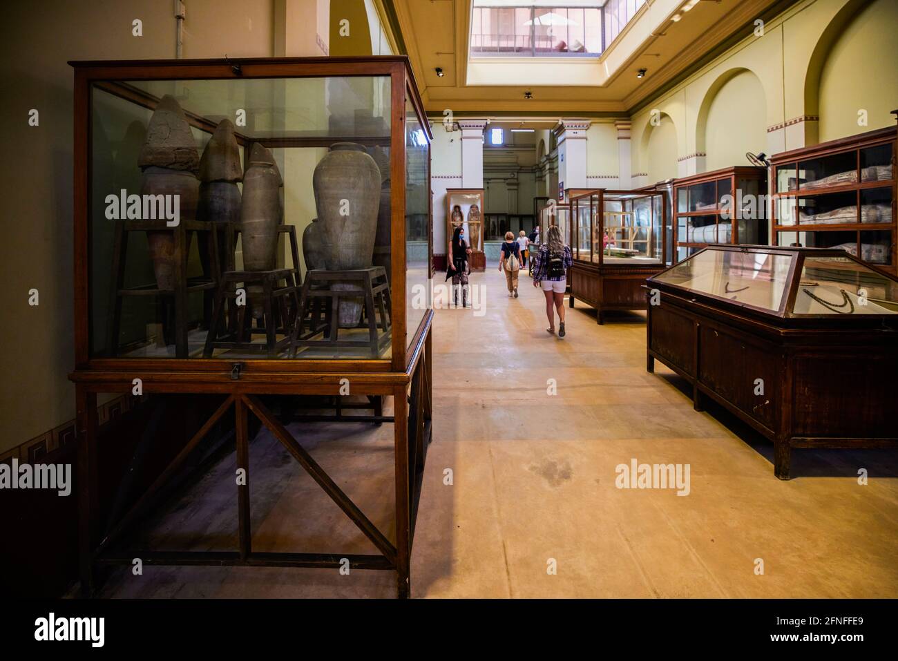Cairo Egypt - April 13, 2021. Egyptian Museum, various exhibits Stock ...