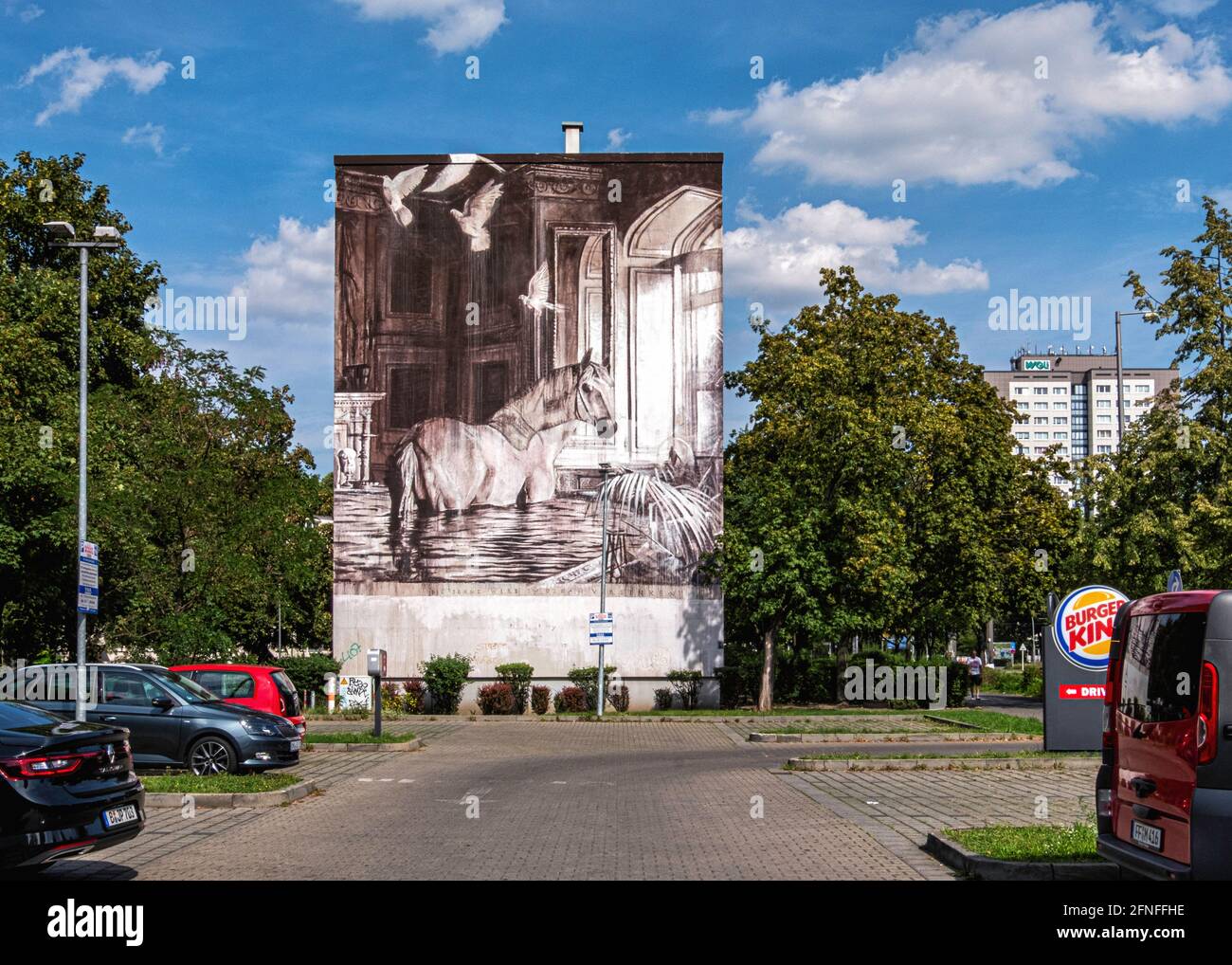 Mural By South African artist Ricky Lee Gordon for Urban Nation Museum ...
