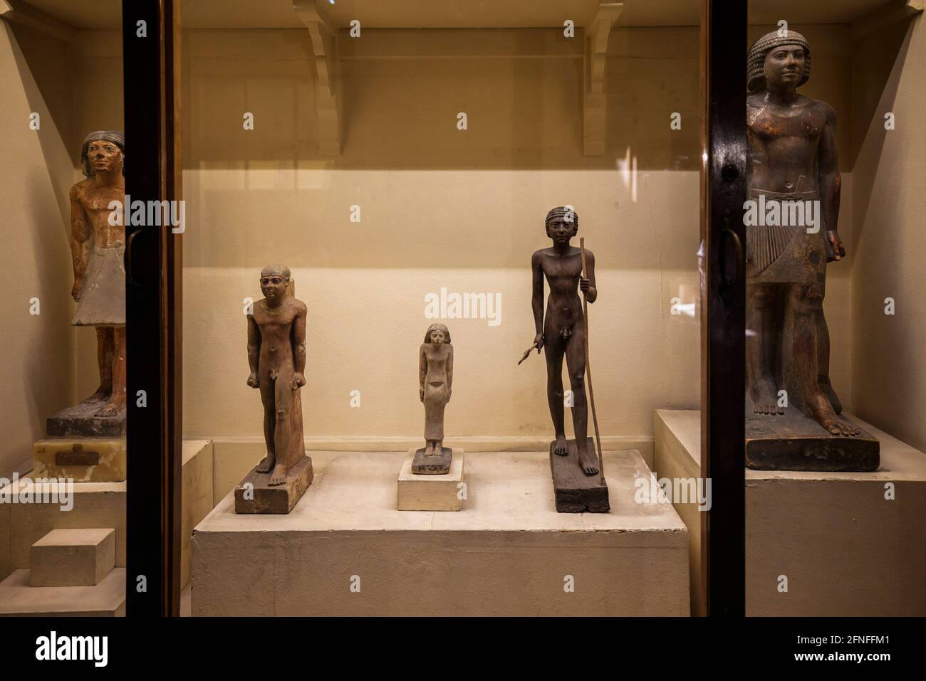 Cairo Egypt - April 13, 2021. Egyptian Museum, various exhibits Stock ...