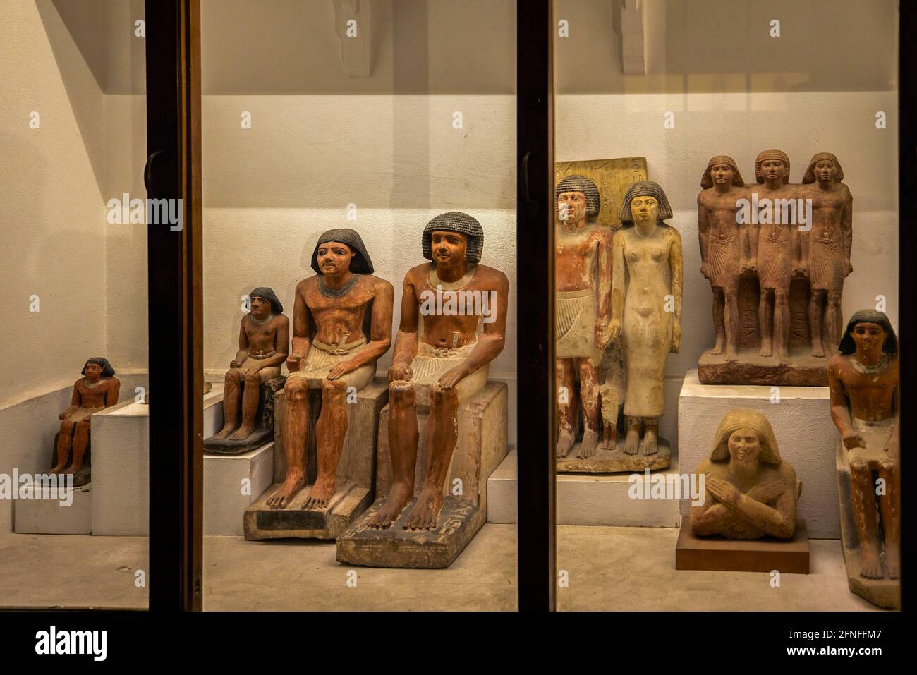 Cairo Egypt - April 13, 2021. Egyptian Museum, various exhibits Stock ...