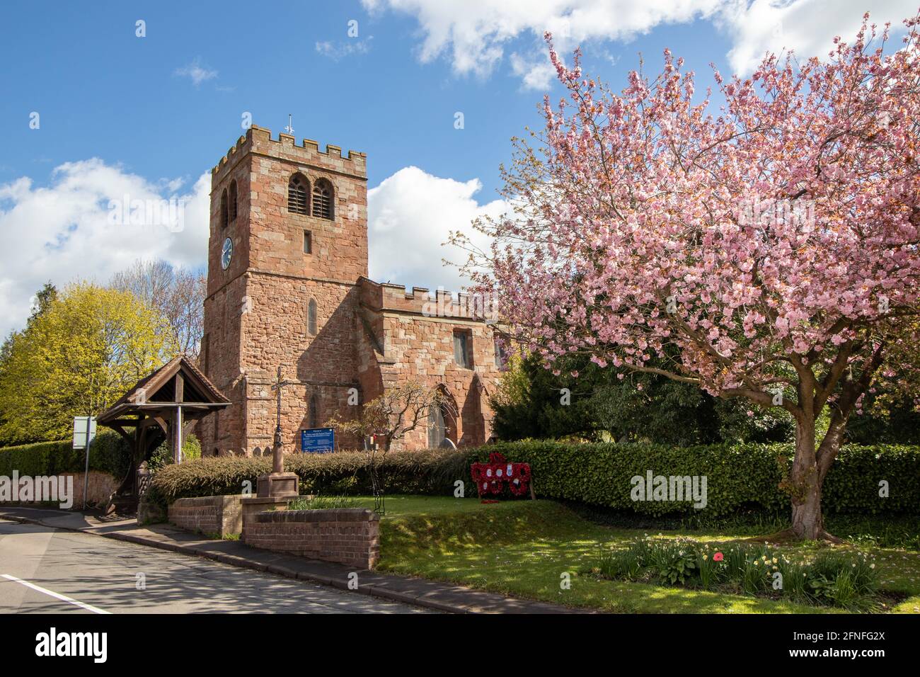 The Church of St Mary and All Saints situated in the centre of ...