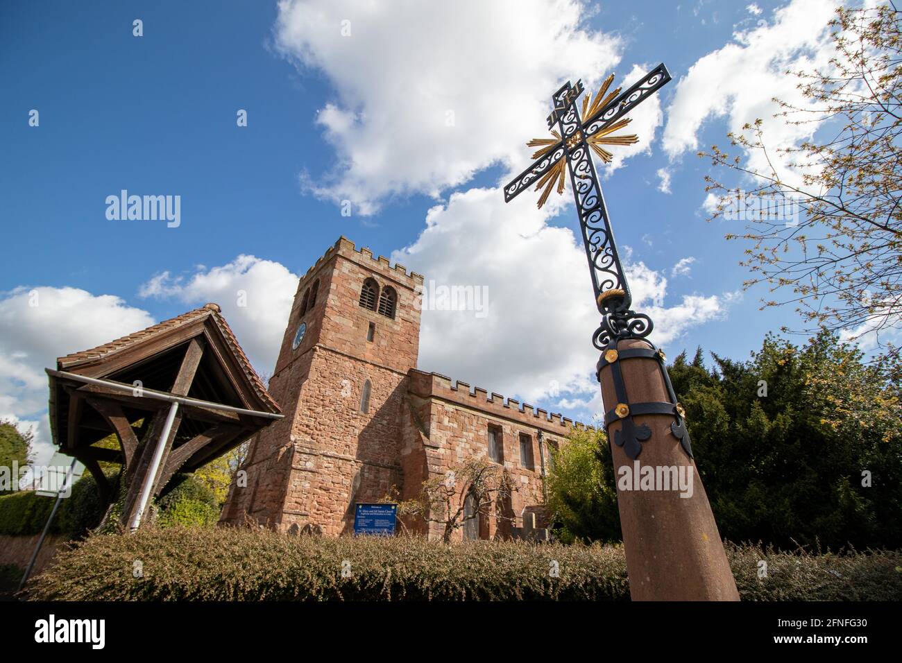 The Church of St Mary and All Saints situated in the centre of ...