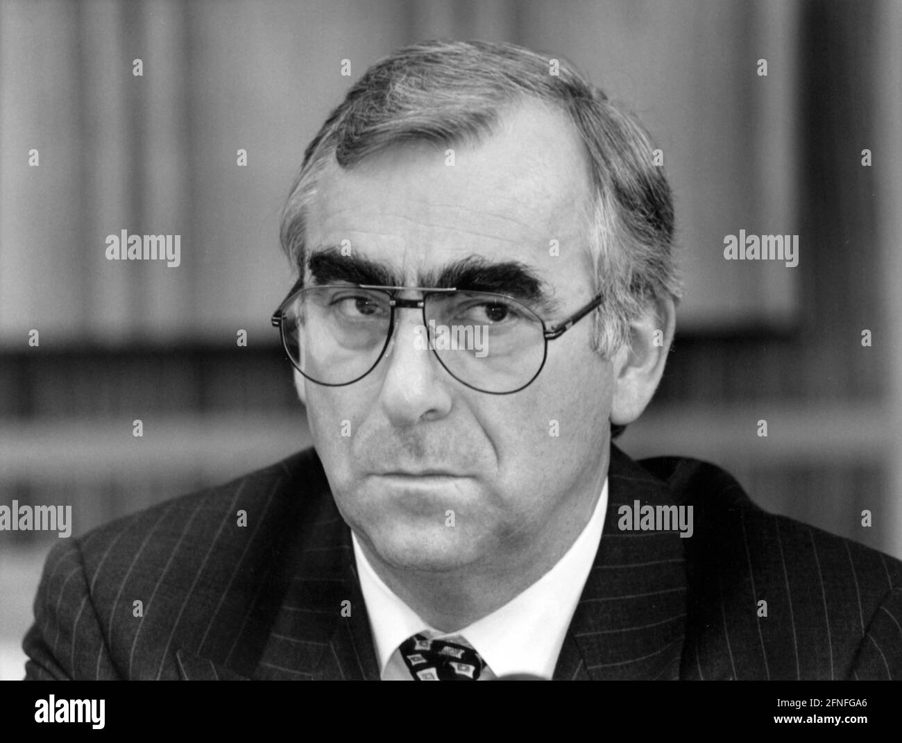 The Federal Minister of Finance and CSU Chairman Theodor Waigel ...