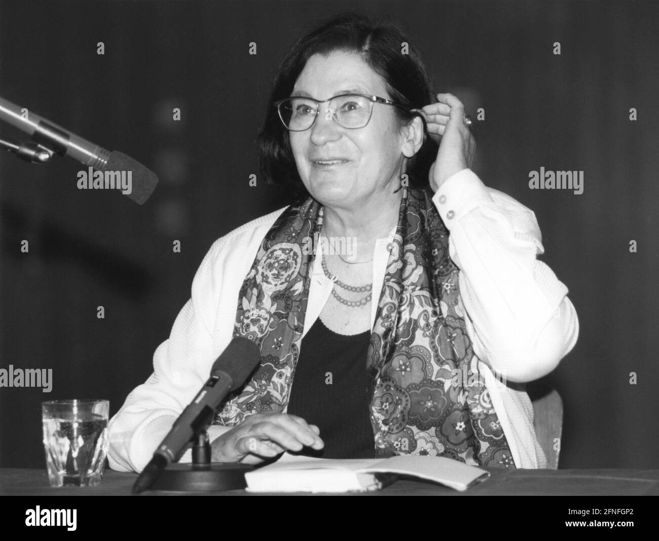 Christa Wolf, German writer. [automated translation] Stock Photo - Alamy