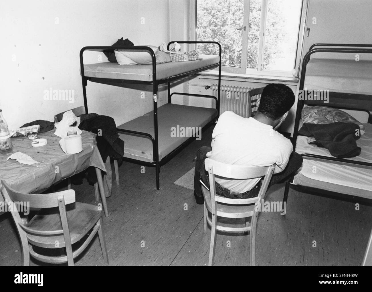 Asylum seeker bed Black and White Stock Photos & Images - Alamy