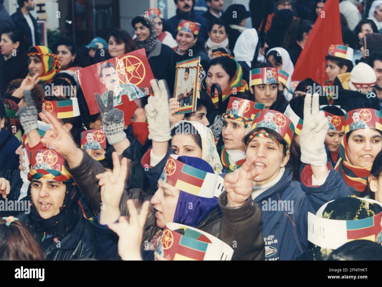 Abdullah ocalan flag hi-res stock photography and images - Alamy