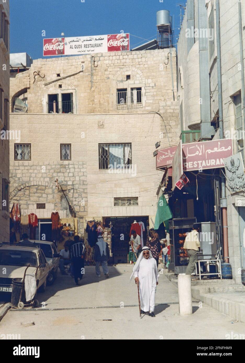 A street scene in Bethlehem [automated translation] Stock Photo - Alamy