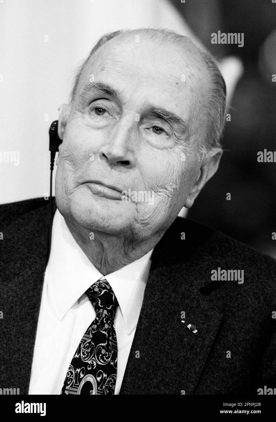 Francois MITTERRAND , President of France , November 1994 [automated ...
