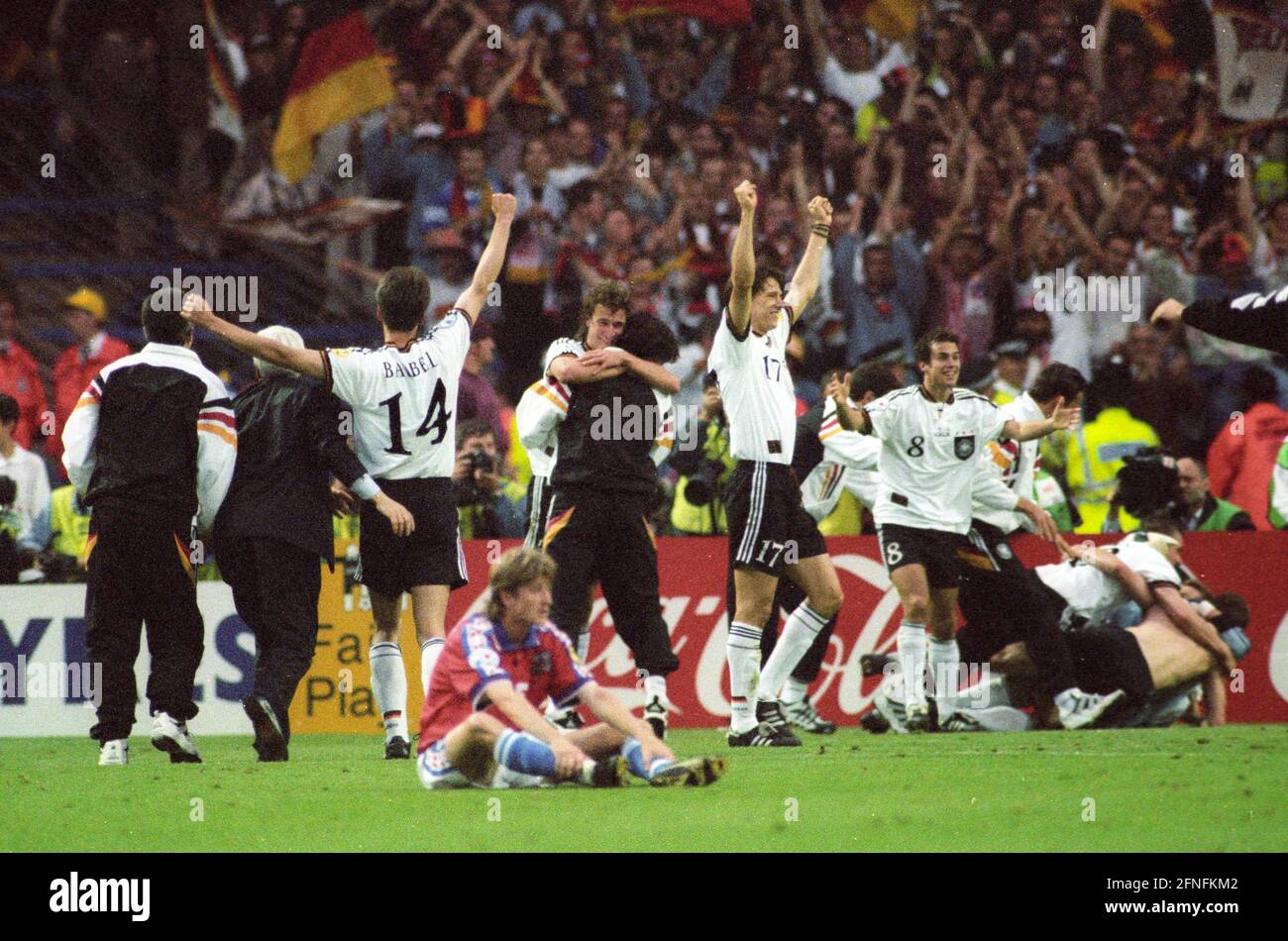 European Championship 1996 Final: Germany - Czech Republic 2:1 n.V.(G.G ...