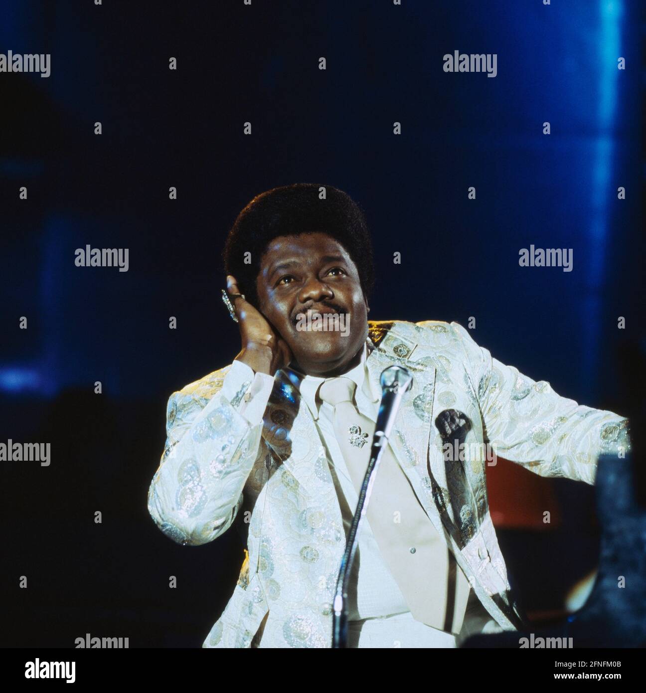 Fats Domino, amerikanischer Pianist, Sänger und Songwriter, bei einem ...