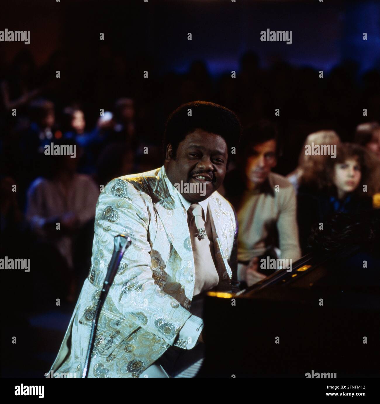 Fats Domino, amerikanischer Pianist, Sänger und Songwriter, bei einem ...