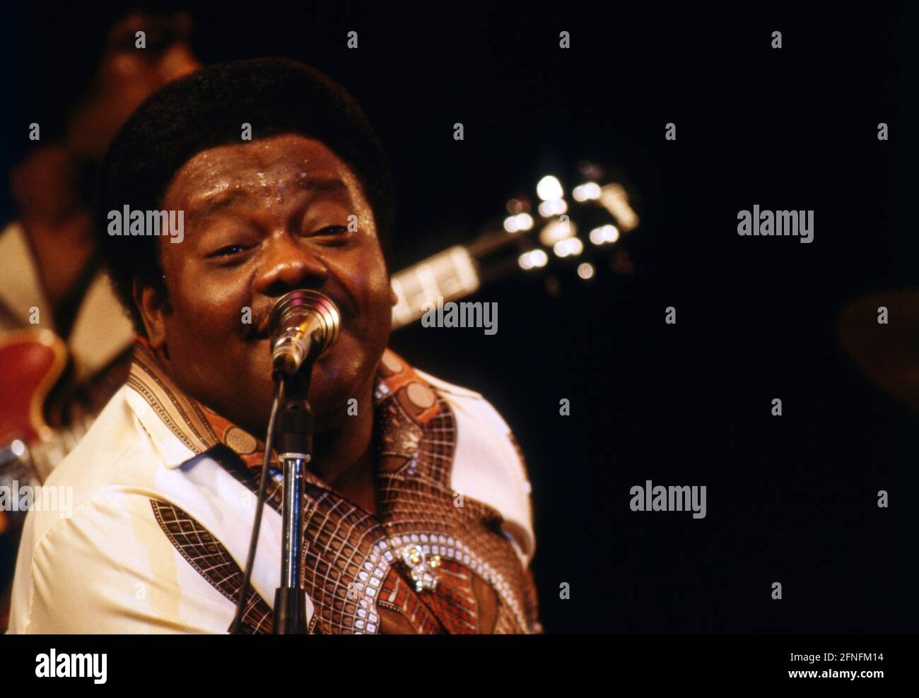 Fats Domino, amerikanischer Pianist, Sänger und Songwriter, bei einem ...