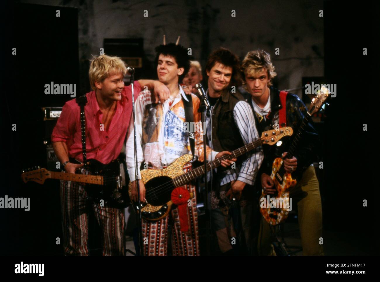 Die Toten Hosen, deutsche Punkrock Band, 1987. The Toten Hosen, German ...