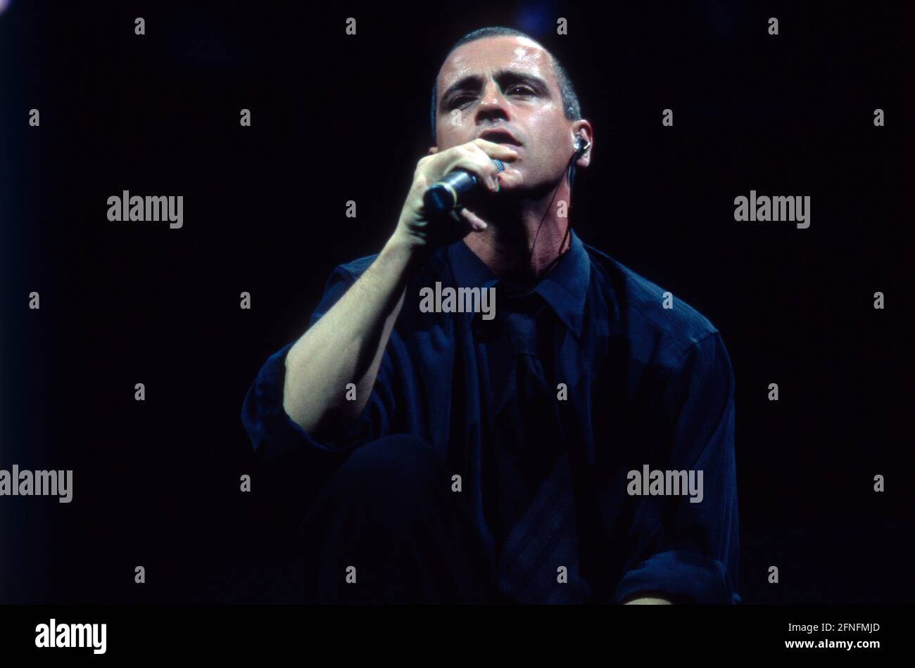 Eros Ramazzotti, italienischer Sänger, Songwriter und Musiker, während ...