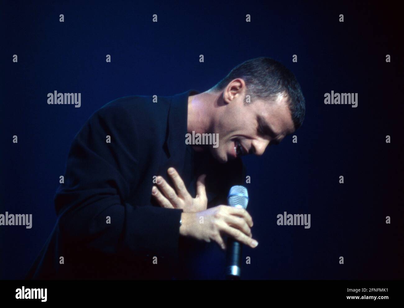 Eros Ramazzotti, italienischer Sänger, Songwriter und Musiker, während ...