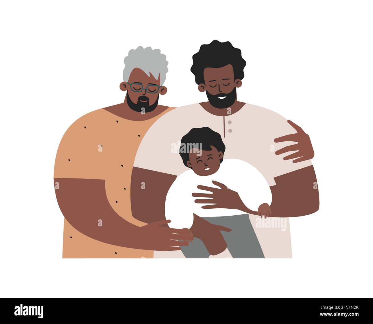 Couple child arms Stock Vector Images - Alamy