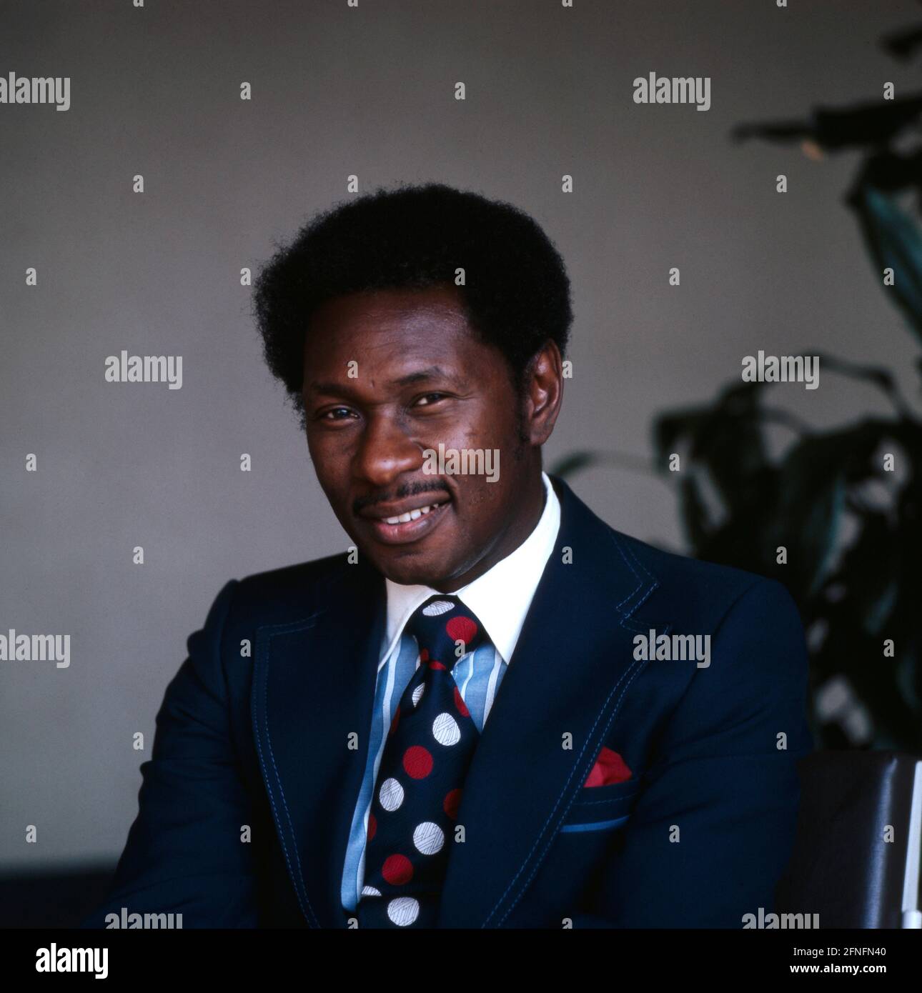 Freddy Cole, amerikanischer Jazz Sänger und Jazz Pianist, Portrait circa 1976. Freddy Cole ...