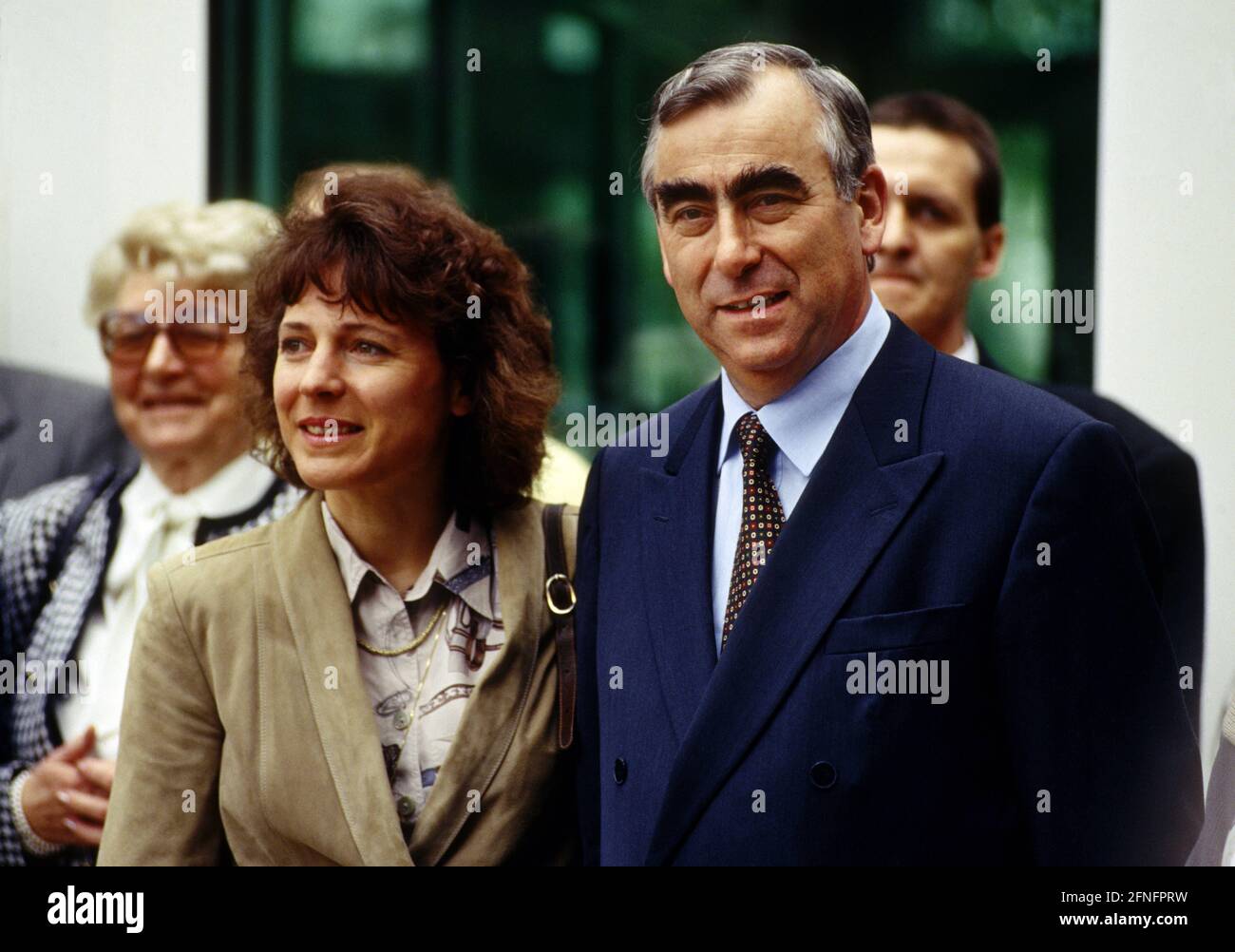 Federal Minister of Finance Theo WAIGEL , CSU , and Irene EPPLE ...