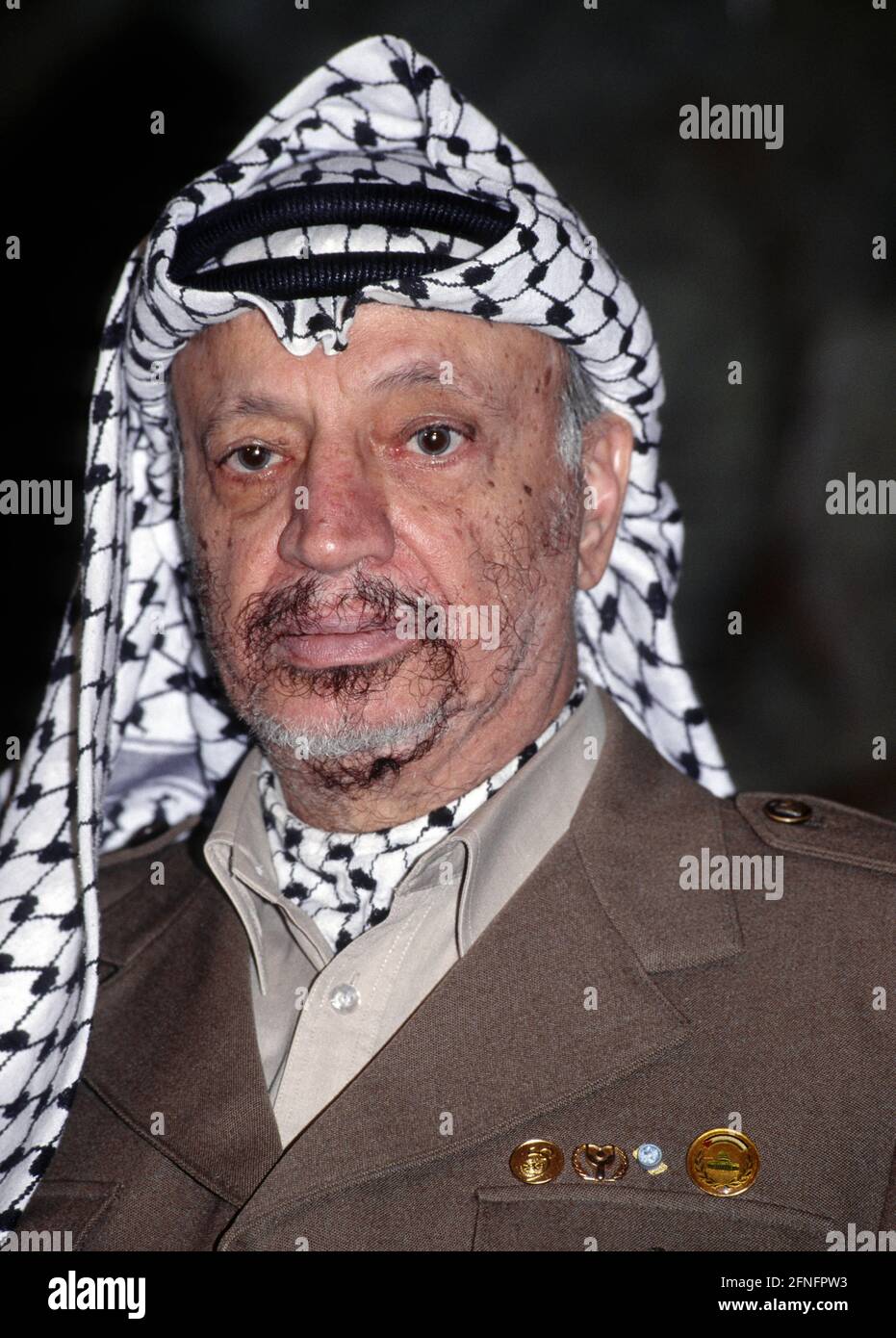 Yasser ARAFAT , Chairman of the PLO , November 1995 [automated ...