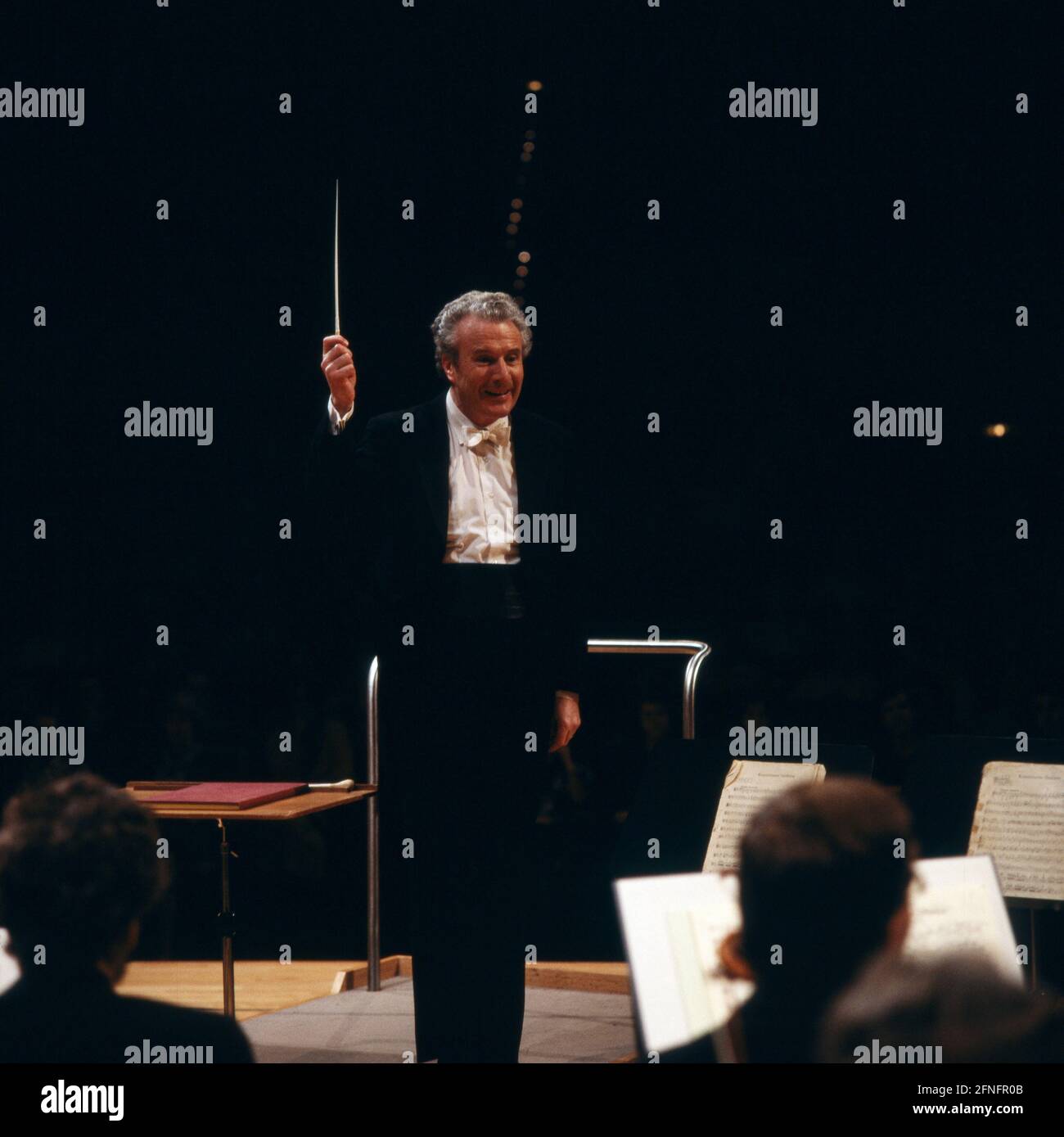 Colin Davis, Sir Colin Davis, englischer Dirigent, während eines ...