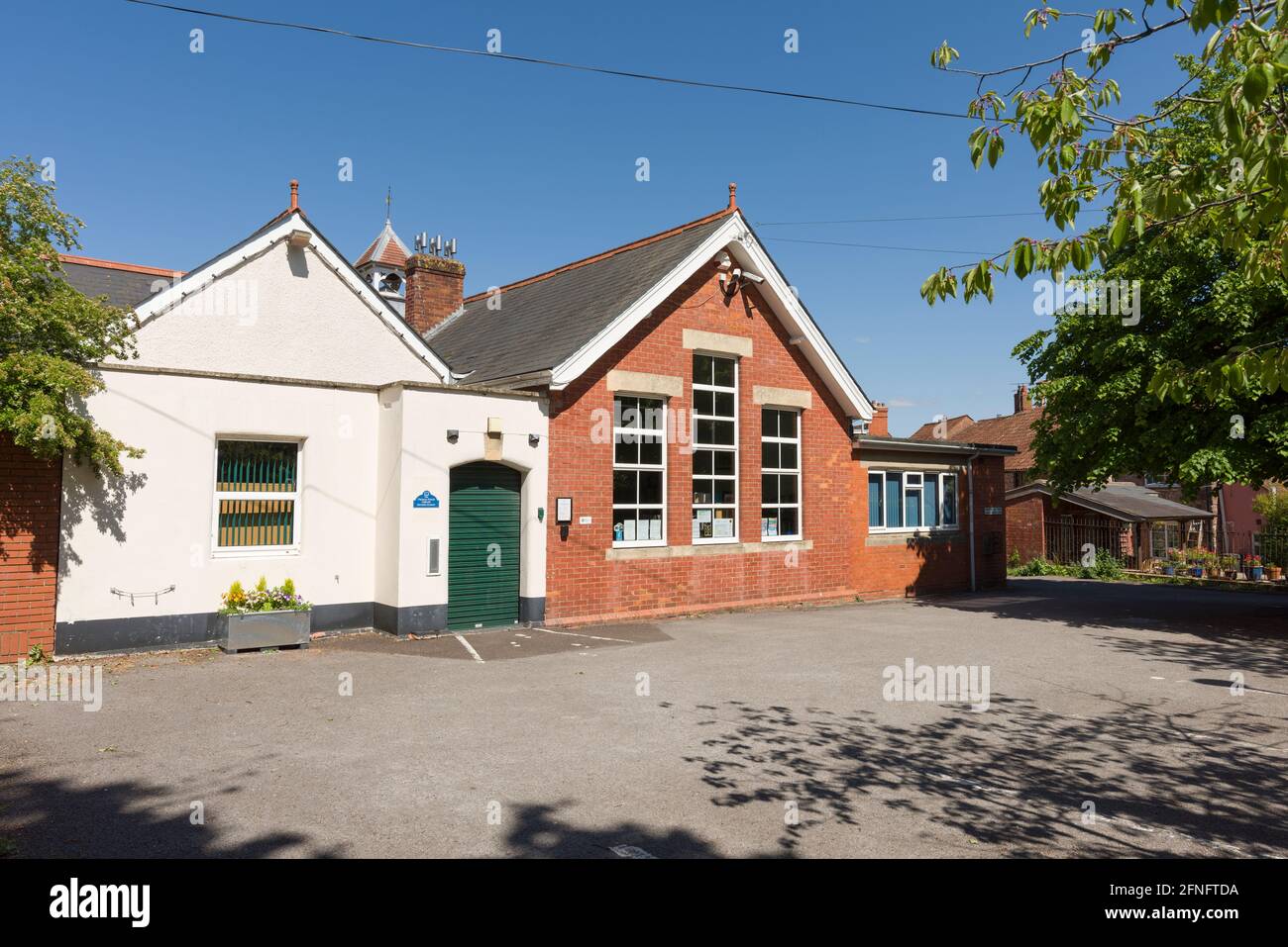 The Nether Stowey public library at the foot of the Quantock Hills ...