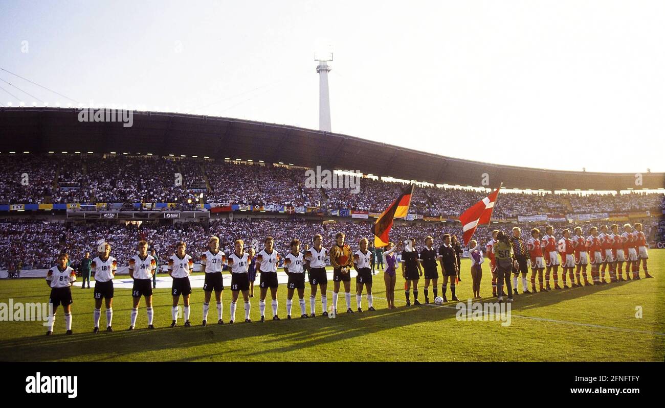 FOOTBALL European Championship 1992 Denmark - Germany Final 26.06.1992 ...