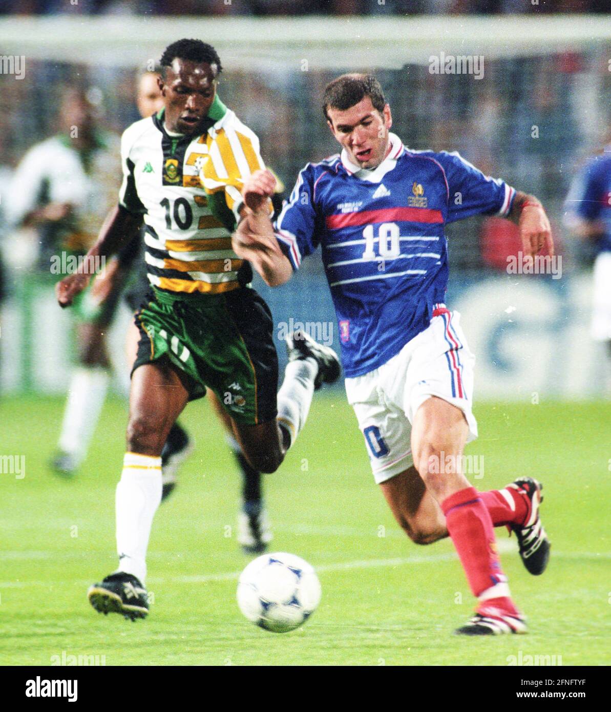 World Cup 1998 in France. France - South Africa 3:0/12.06.1998 in ...