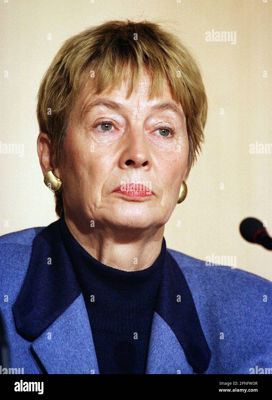 Christine BERGMANN , SPD , 18.10.1998 [automated translation] Stock ...