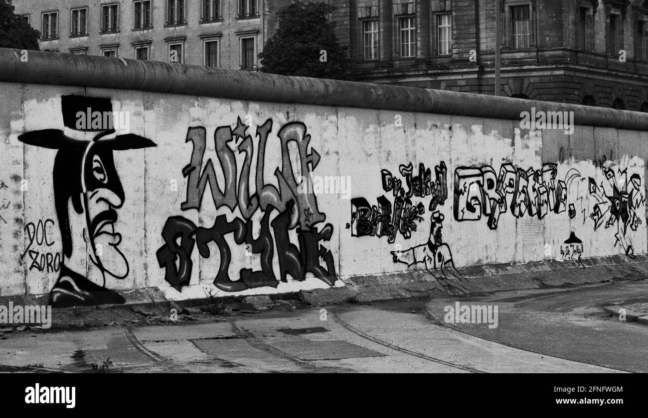 Berlin-City / Berlin Wall / GDR Wall / 1986 Kreuzberg ...