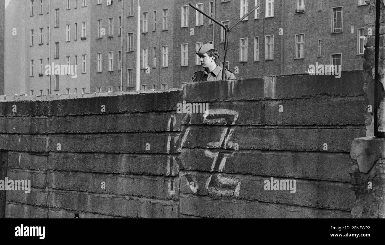 Berlin wall construction elements Black and White Stock Photos & Images ...