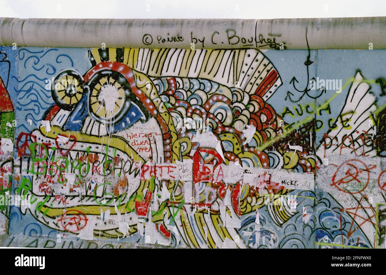Berlin / Kreuzberg / Berlin Wall / GDR Wall / 1986 Potsdamer Platz ...