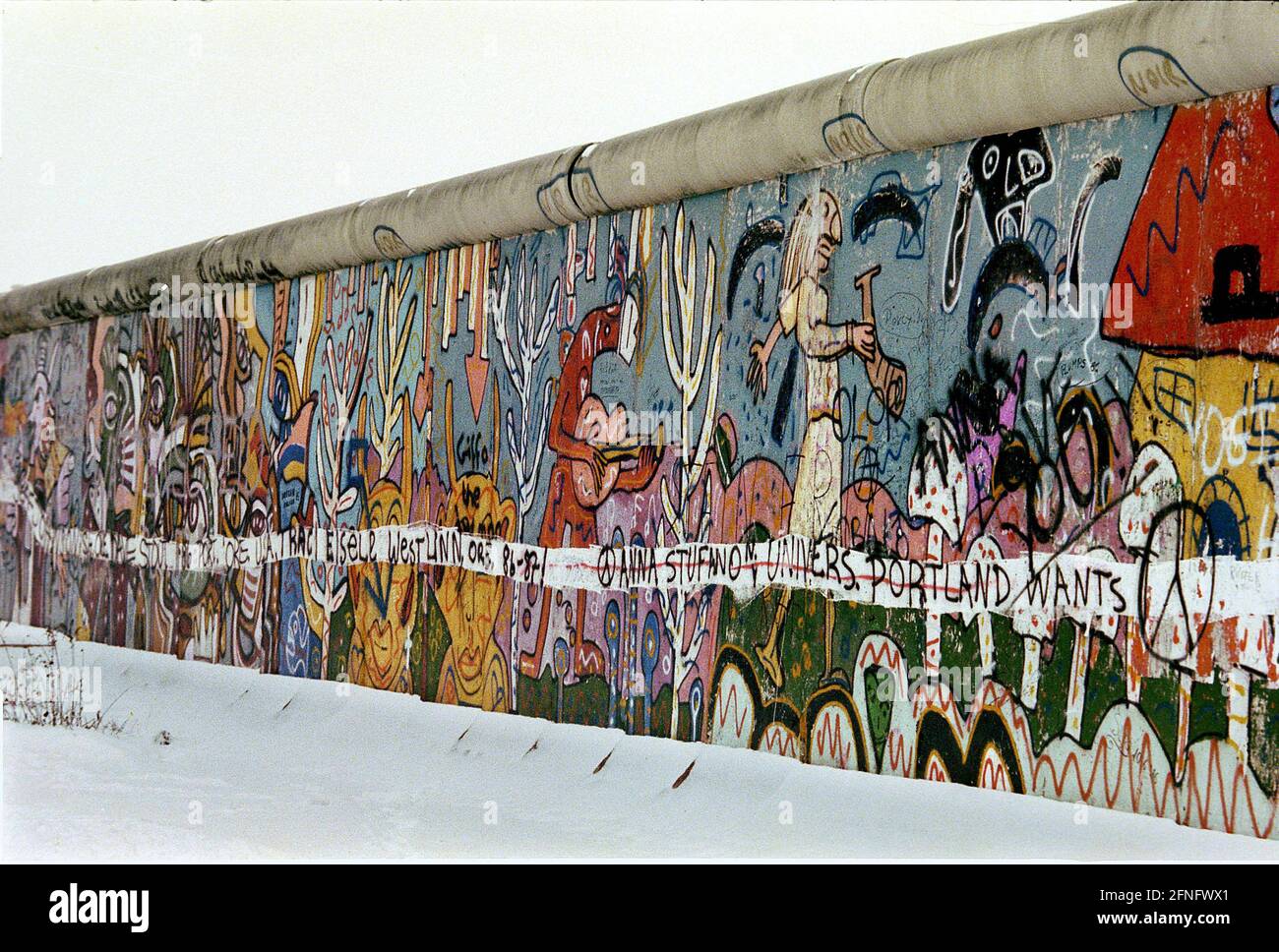 Berlin / Kreuzberg / Berlin Wall / GDR Wall / 1986 Potsdamer Platz ...