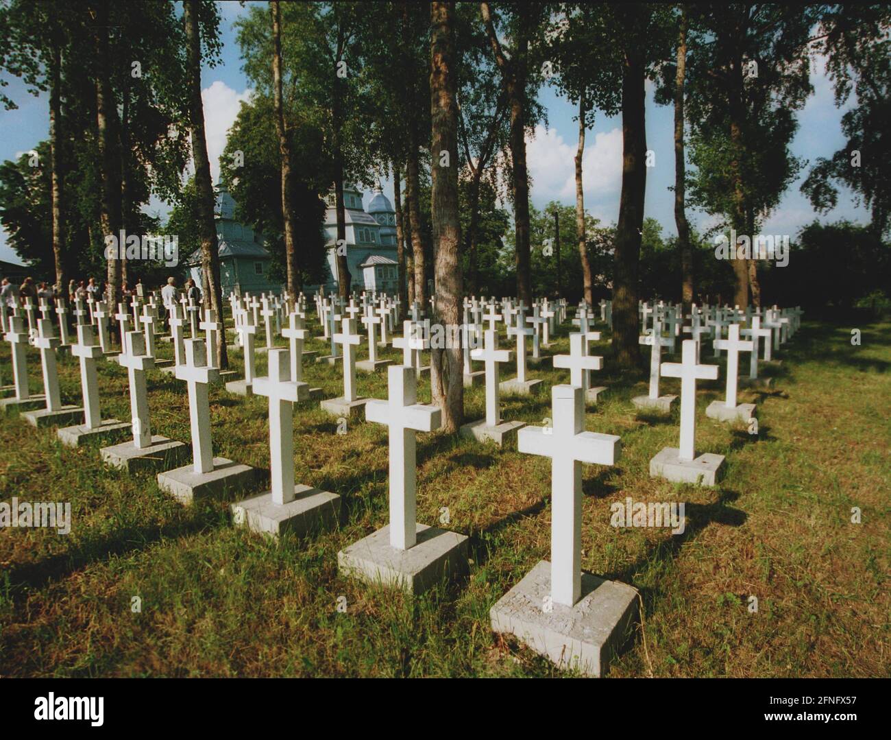 Ukraine / History / Germany / 1998 German military cemetery near Rovno ...