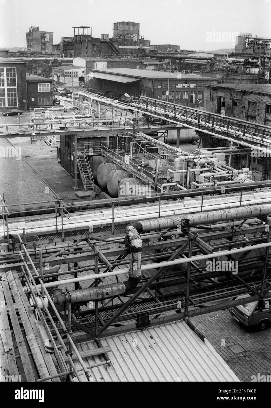 German chemical plant Black and White Stock Photos & Images - Alamy