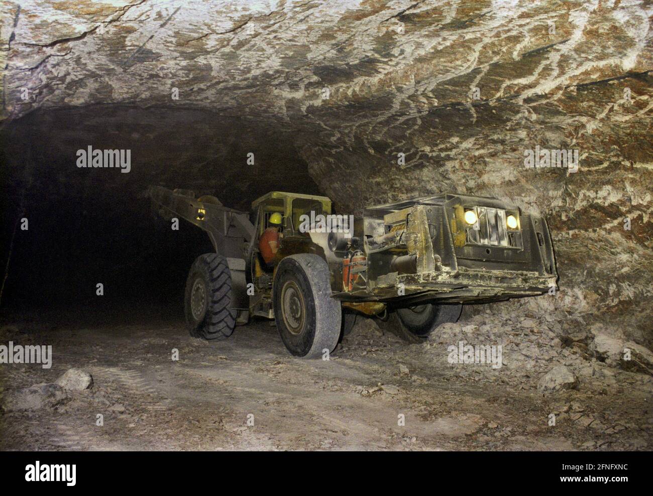 Thuringia / GDR / Mining / 10 / 1991 Potash mining in Sondershausen ...