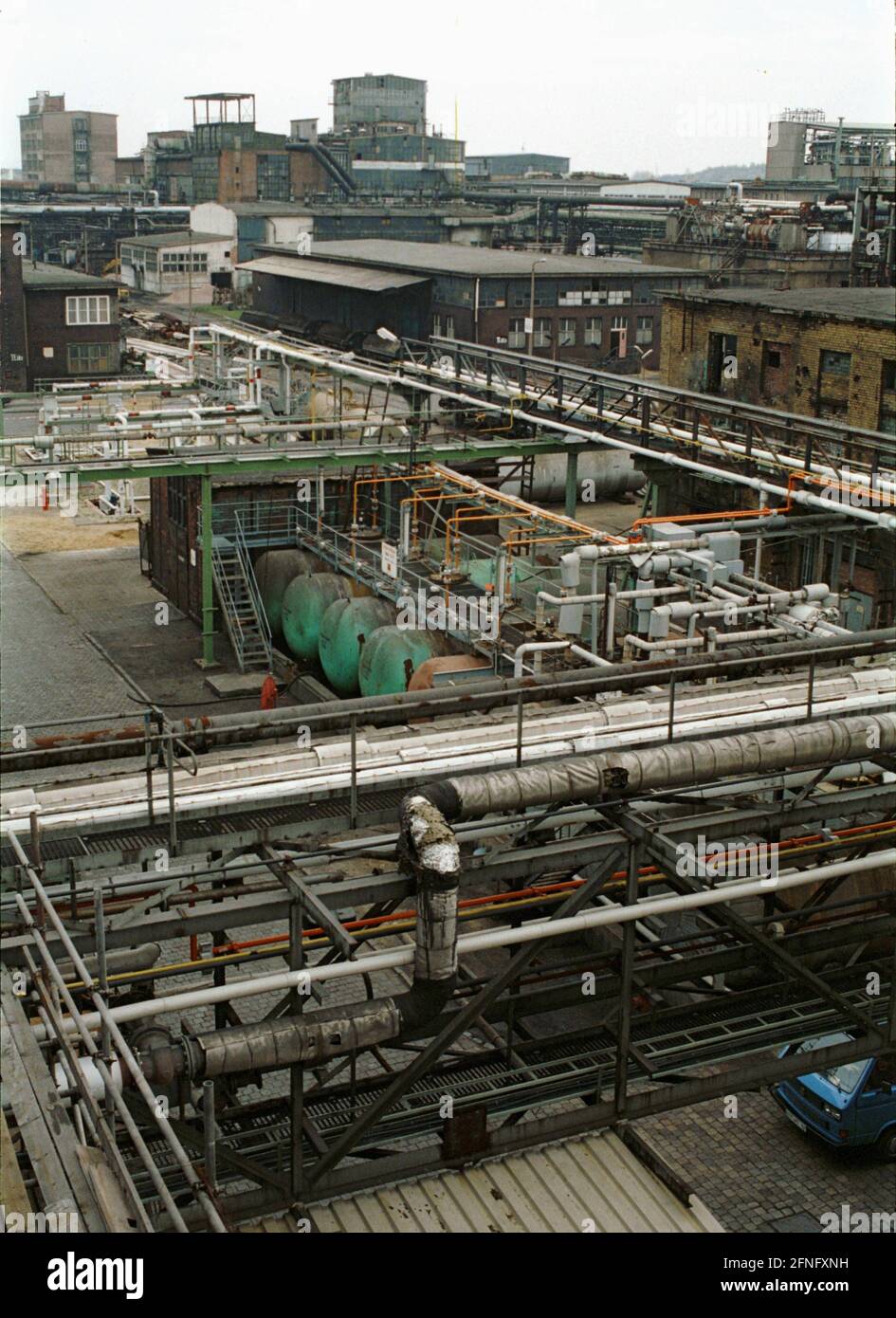 Saxony-Anhalt / GDR / Industry / 1992 Bitterfeld . The former chemical ...