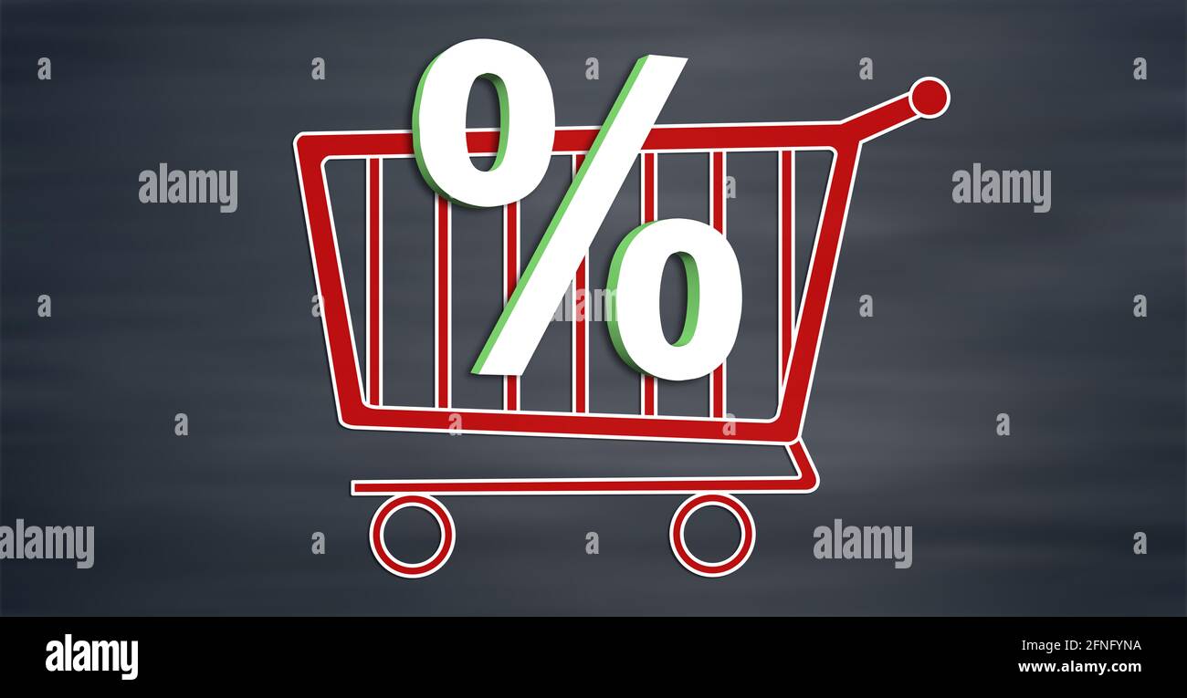 Illustration of a discount concept Stock Photo - Alamy