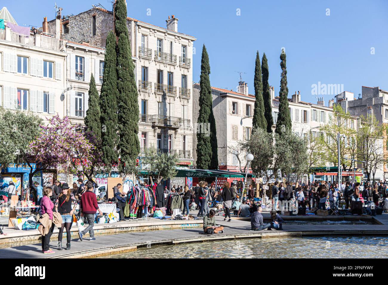 Cours Julien, Marseille, France Stock Photo - Alamy