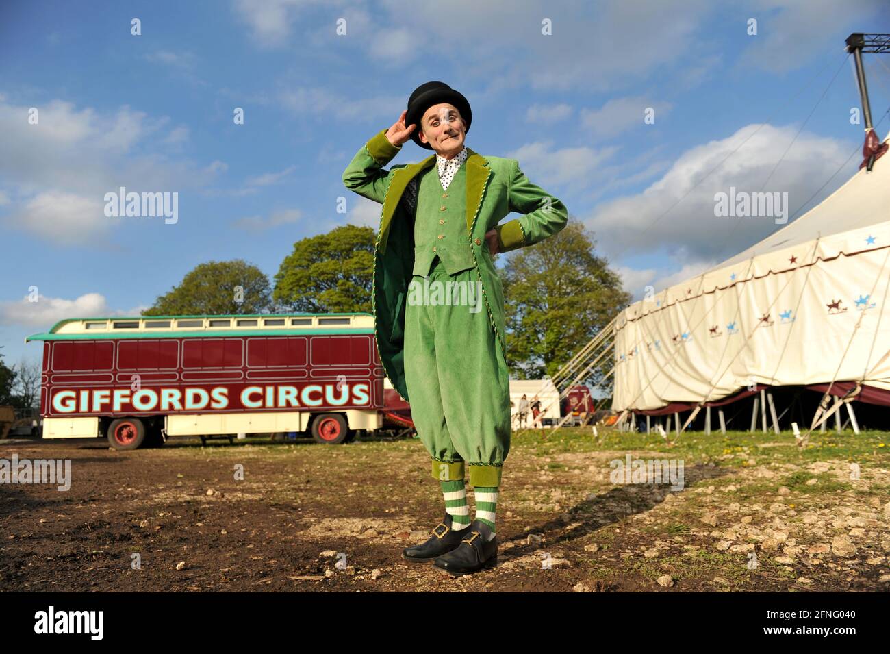 Tweedy the clown. Roll up, roll up, the circus is back in town ...