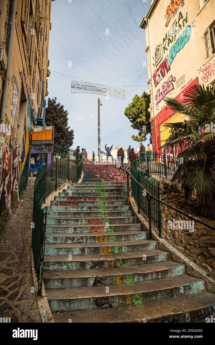 Cours Julien, Marseille, France Stock Photo - Alamy