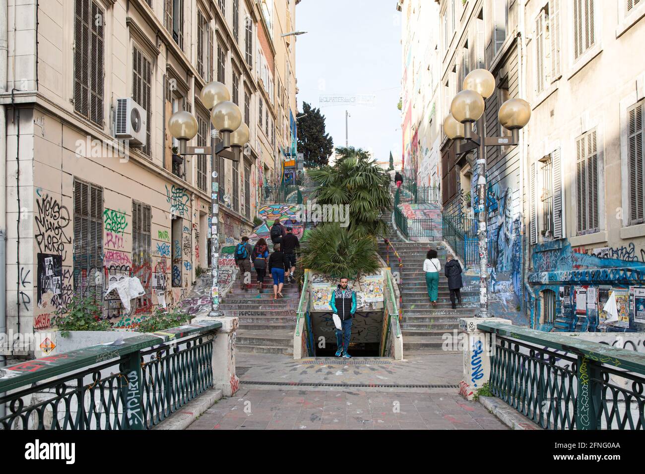 Cours Julien, Marseille, France Stock Photo - Alamy