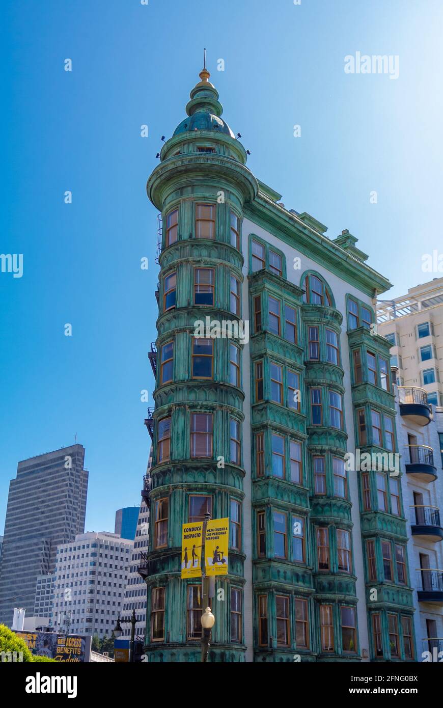 Columbus Tower, Sentinel Building, Flatiron Building in North Beach ...