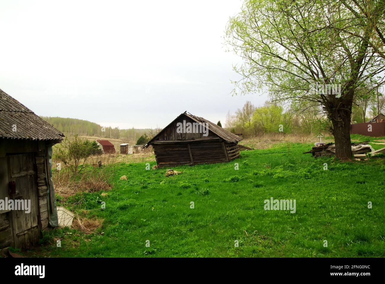 Early log fence hi-res stock photography and images - Alamy