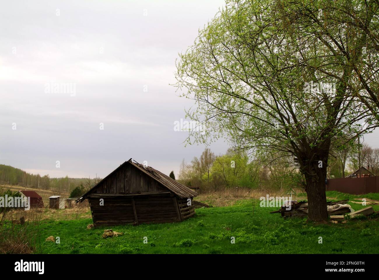 Russian farm barn hi-res stock photography and images - Alamy