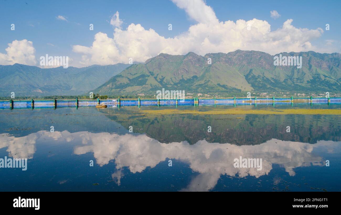 Beautiful View Of Srinagar The Capital Of Kashmir India On The Banks