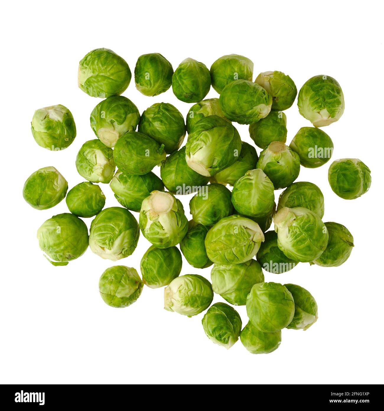 Overhead view of brussels sprouts Stock Photo - Alamy