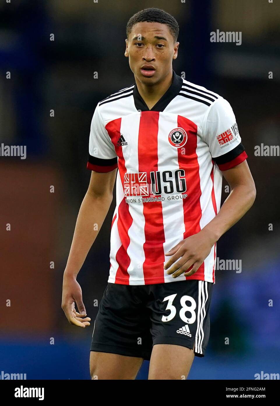 Liverpool, England, 16th May 2021. Daniel Jebbison of Sheffield Utd ...