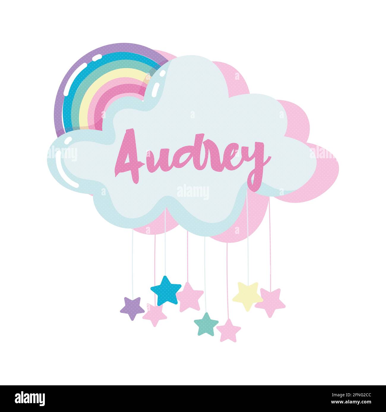 Audrey illustration Cut Out Stock Images & Pictures - Alamy