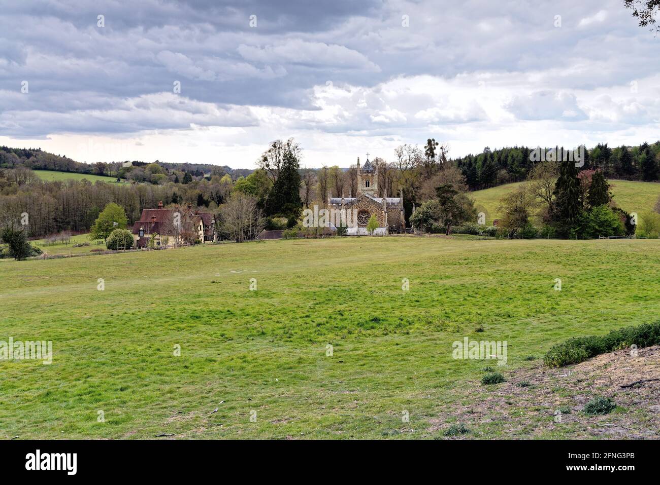 The Catholic Apostolic Church in Albury in the Surrey countryside ...