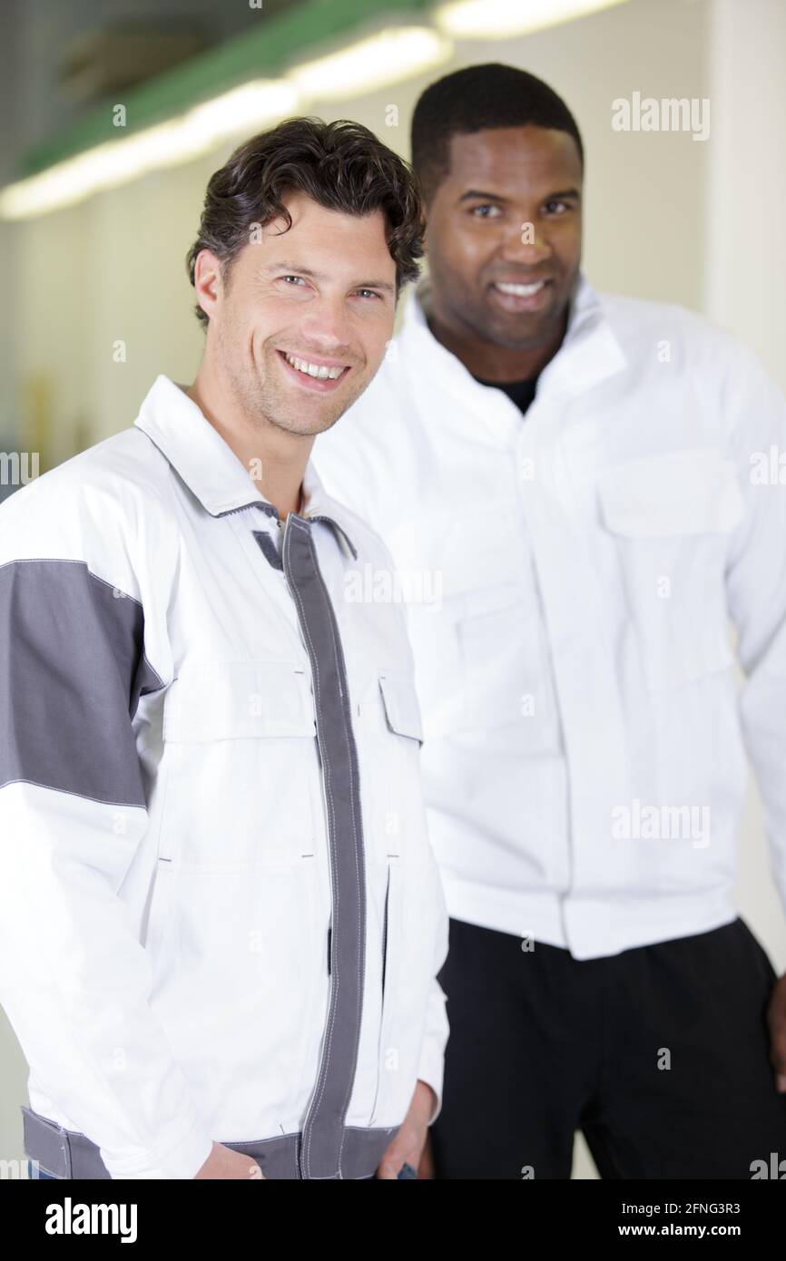 portrait of men painters at work Stock Photo - Alamy